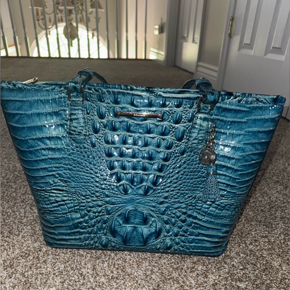Brahmin | Bags | Brahmin Melbourne Collection Vibrant Azure Medium ...